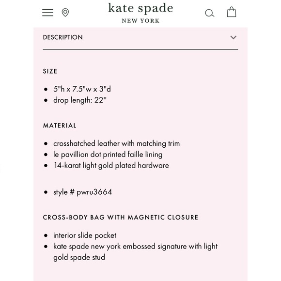 kate spade | Bags | Kate Spade Cyblue Cedar Street Magnolia Crossbody ...